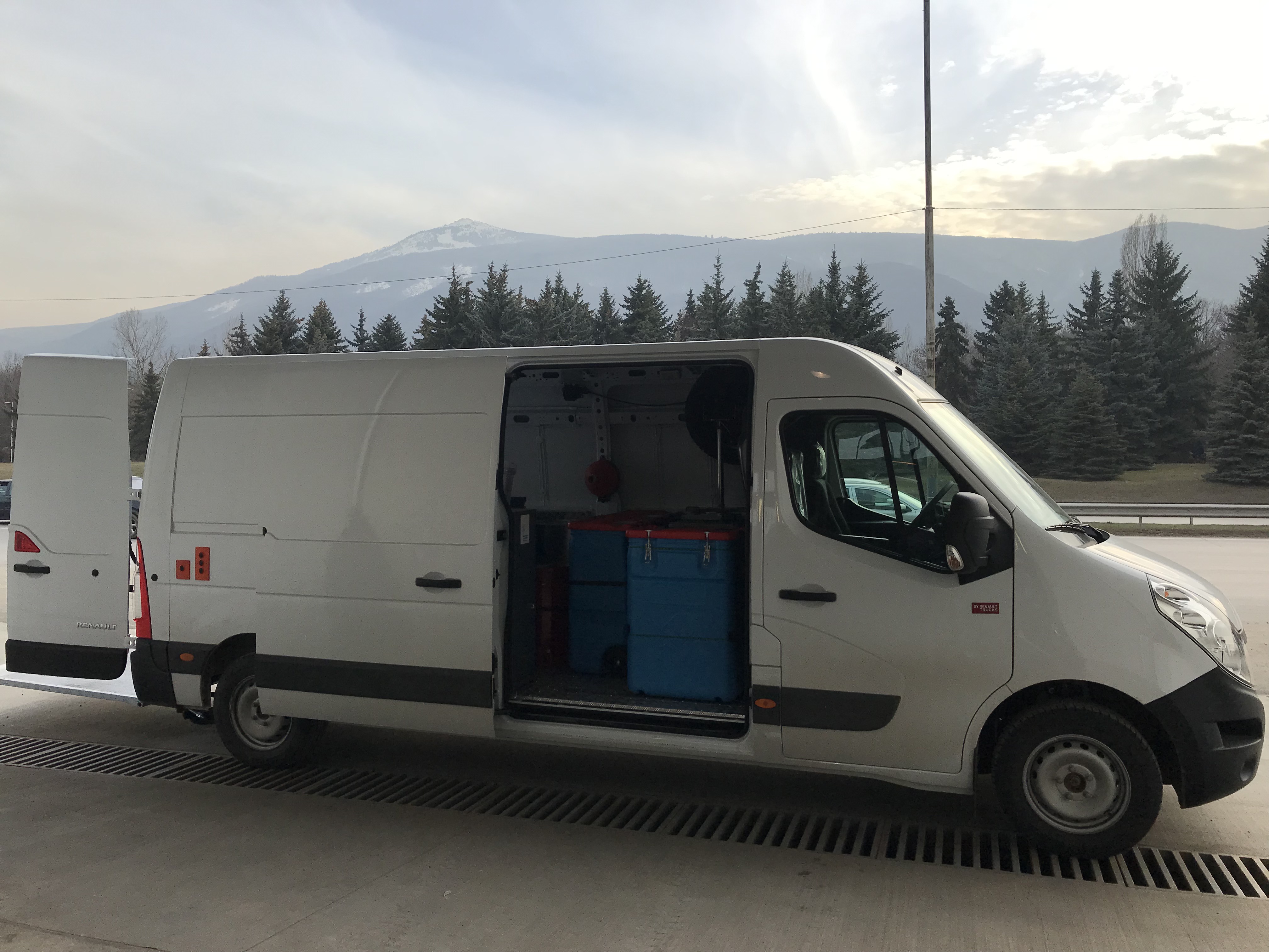 Mobile collection points for hazardous waste