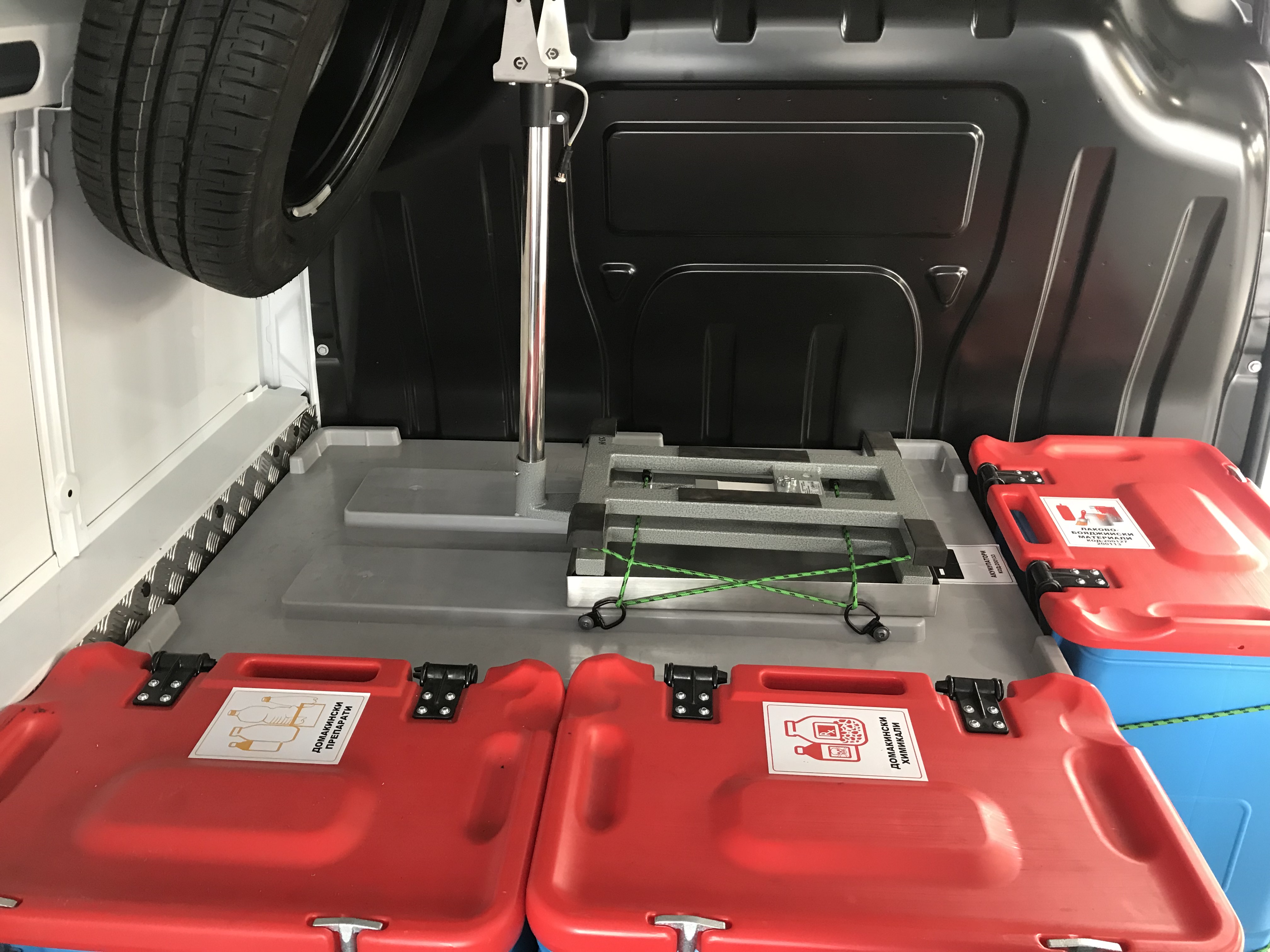 Mobile collection points for hazardous waste