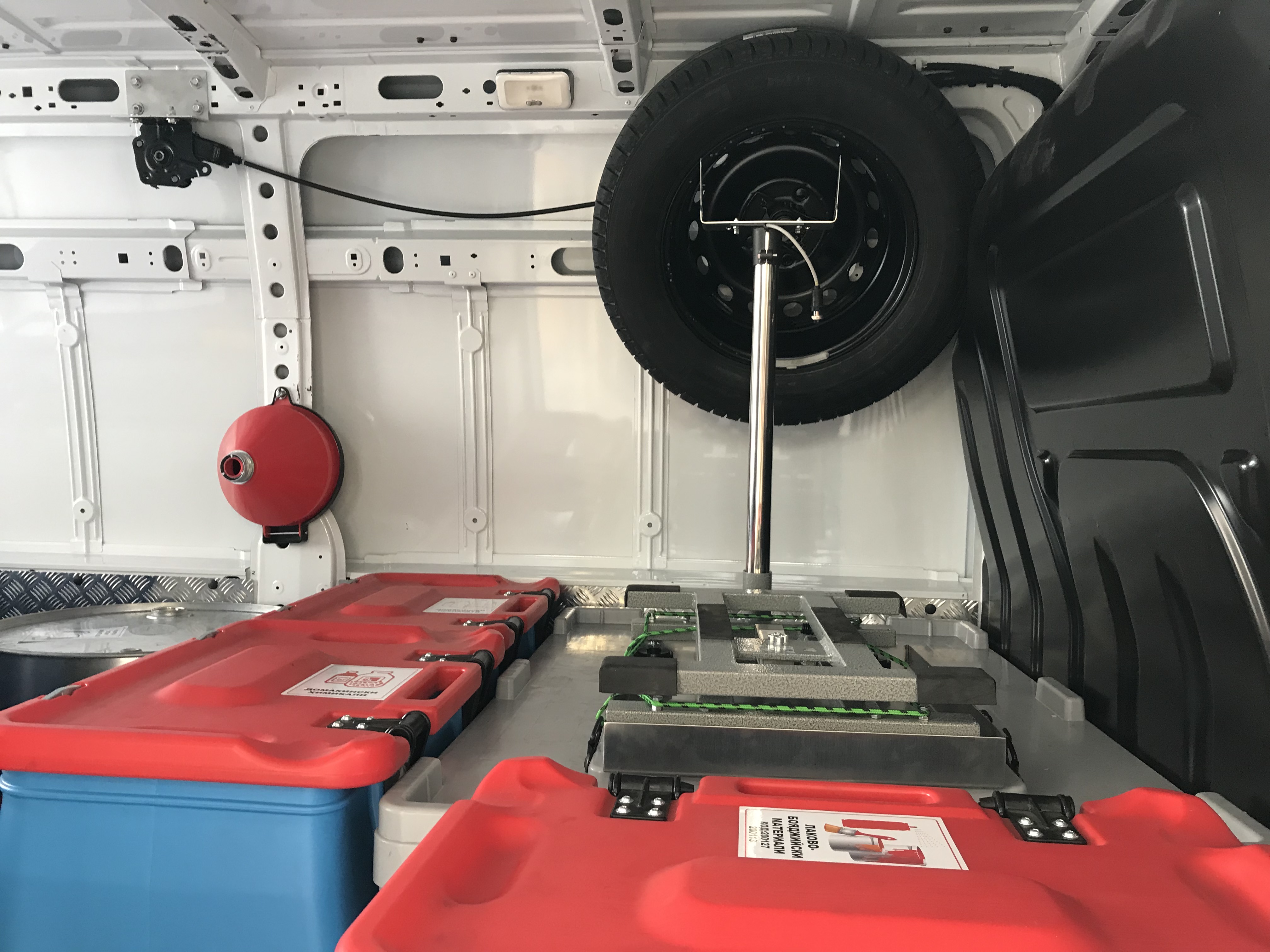 Mobile collection points for hazardous waste