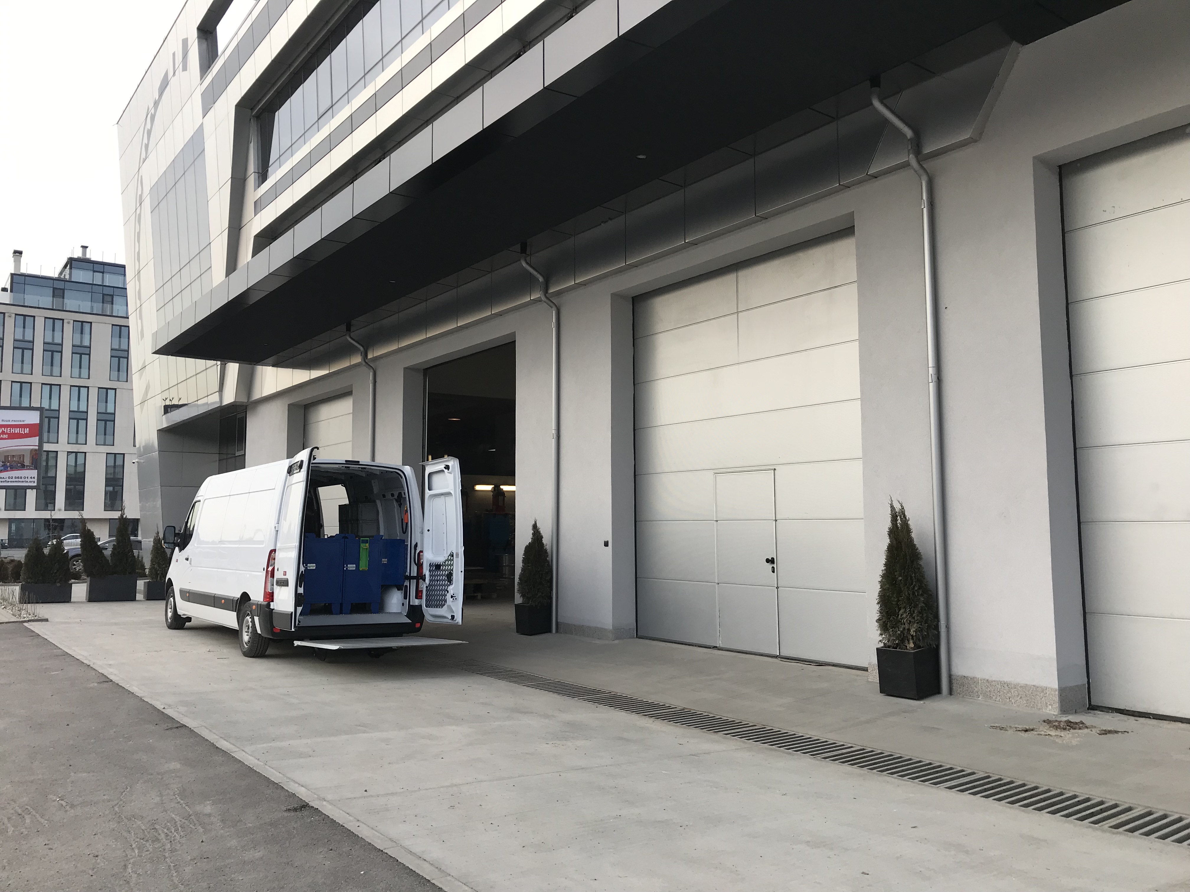 Mobile collection points for hazardous waste