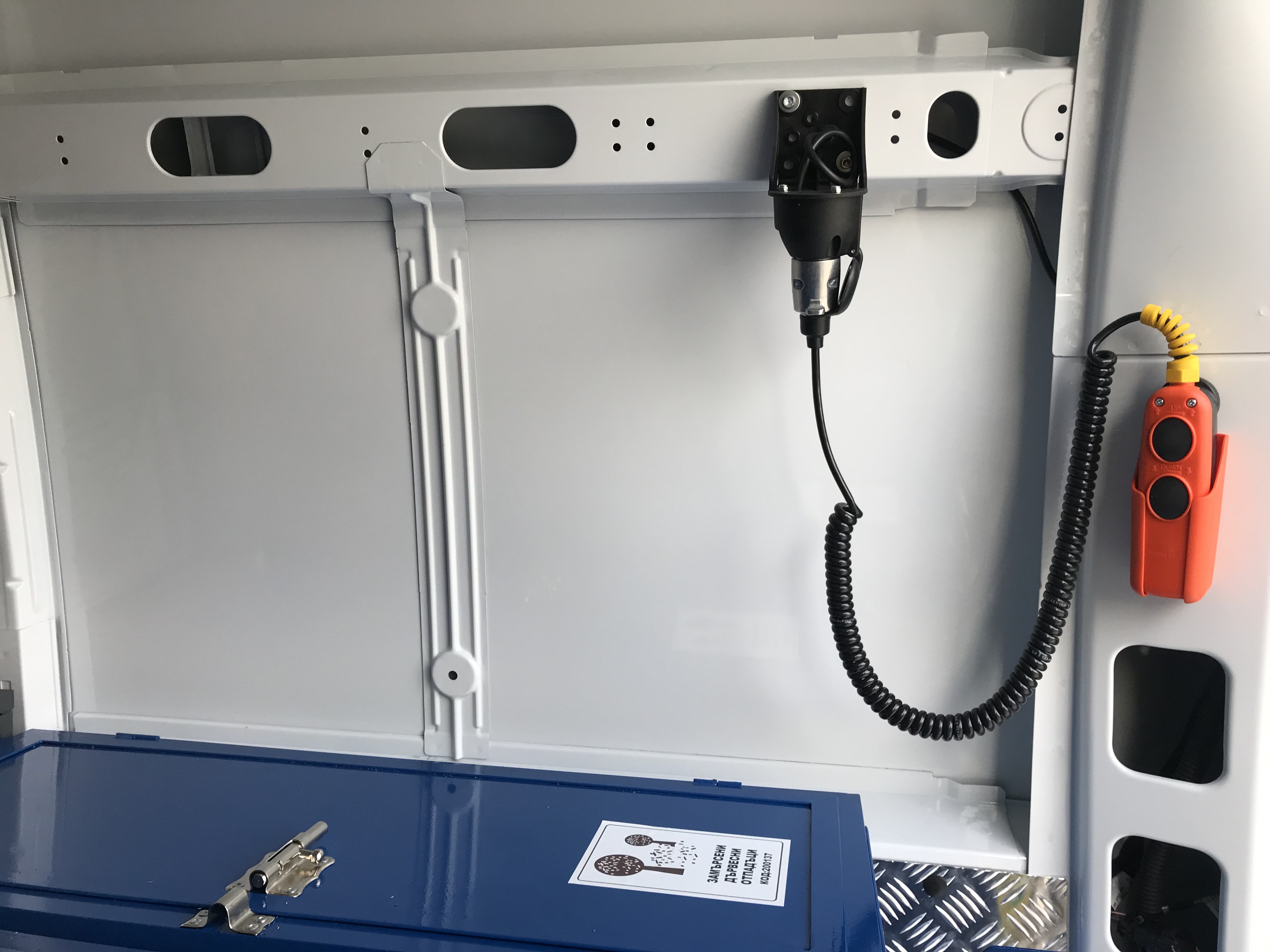 Mobile collection points for hazardous waste